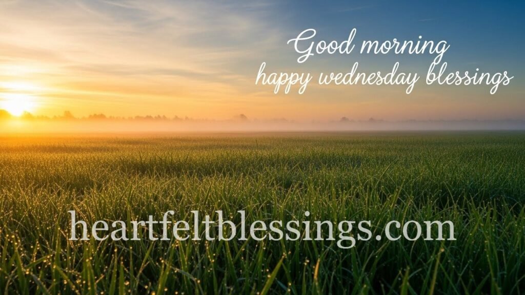 100+ Good Morning Happy Wednesday Blessings - heartfeltblessings.com